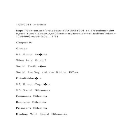 Group Influence In social Psychology Chapter 8 | PPTX