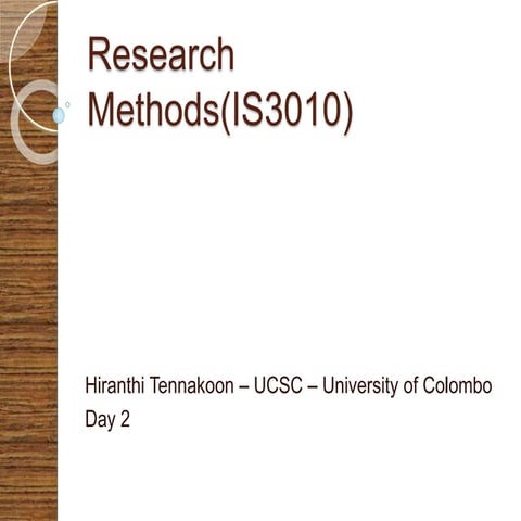 Research method | PPT
