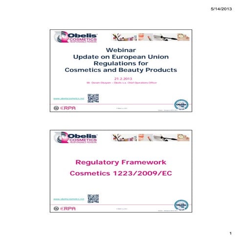 How To Comply With New European Union Cosmetics Regulations (Larger ...