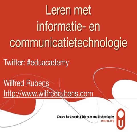 Leren met ICT Edu Academy | PDF