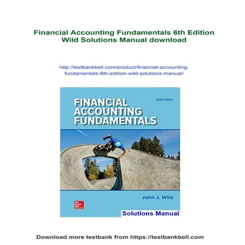 Financial Accounting 7th Edition Libby Solutions Manual | PDF