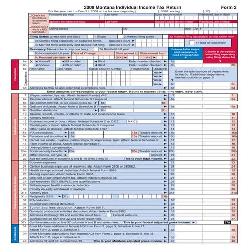 Form 1040-Individual Income Tax Return | PDF