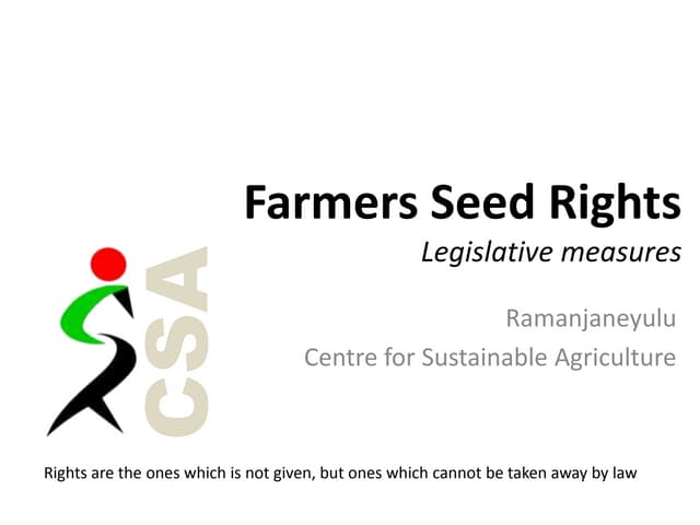 Plant Breeders' Rights | PPTX