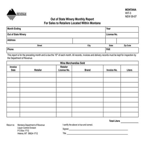 gov revenue formsandresources forms WIT-3_rev_09-07 | PDF | Business ...