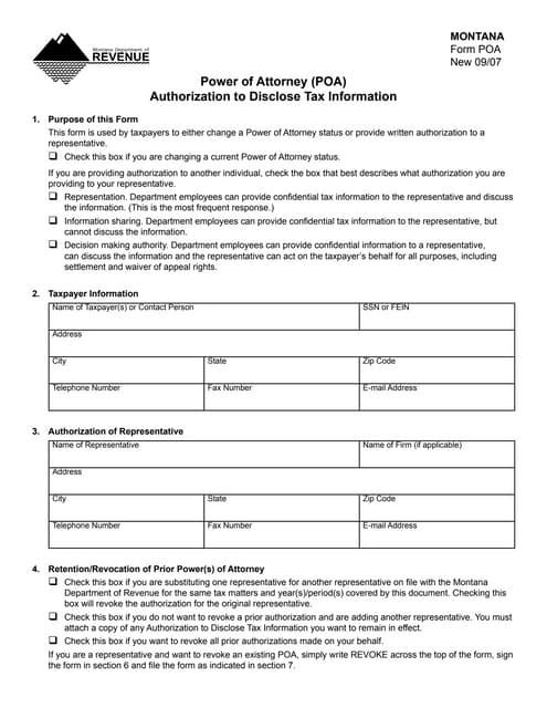 Form 2848-Power of Attorney and Declaration of Representative | PDF