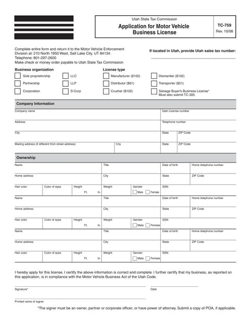 tax.utah.gov forms current tc tc-656-mva | PDF