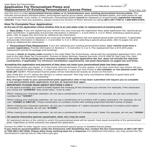 tax.utah.gov forms current tc tc-817 | PDF