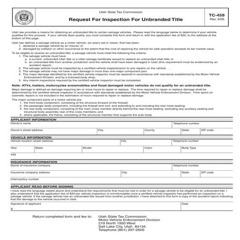 tax.utah.gov forms current tc tc-459 | PDF