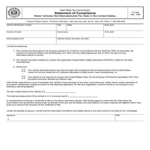 tax.utah.gov forms current tc tc-706 | PDF