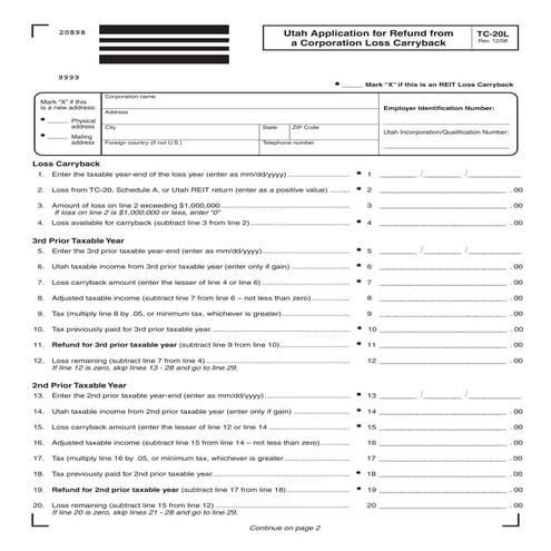 tax.utah.gov forms current tc tc-20s | PDF