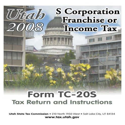 tax.utah.gov forms current tc tc-20sinst | PDF