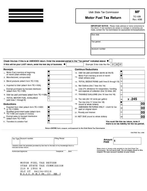 tax.utah.gov forms current tc tc-109a | PDF