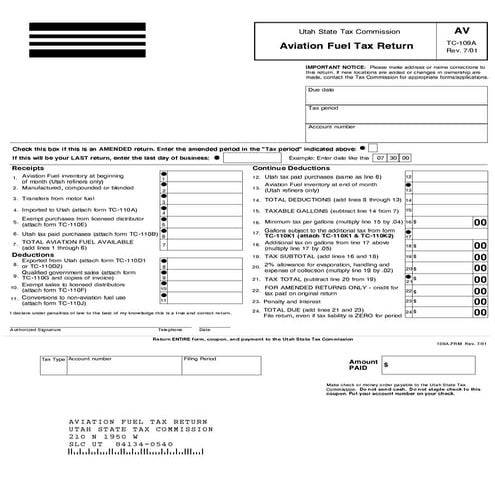 tax.utah.gov forms current tc tc-109 | PDF