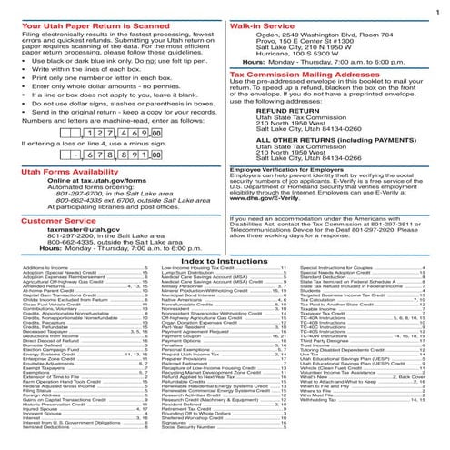 tax.utah.gov forms current tc tc-40inst | PDF