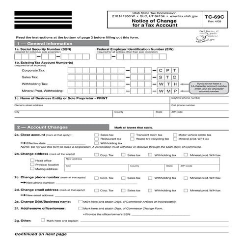 tax.utah.gov forms current tc tc-69c | PDF