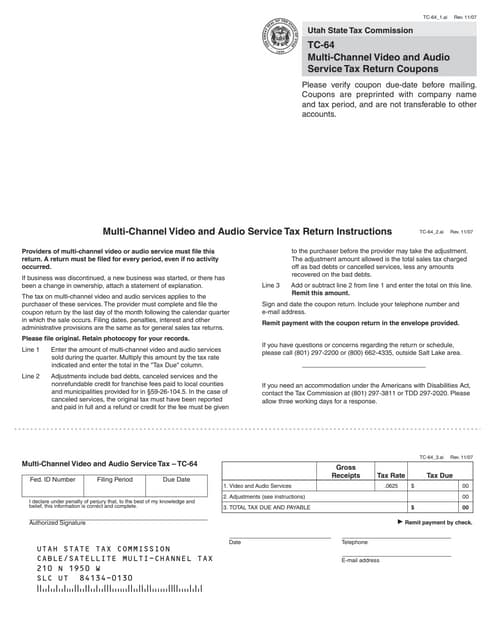 tax.utah.gov forms current tc tc-63 | PDF