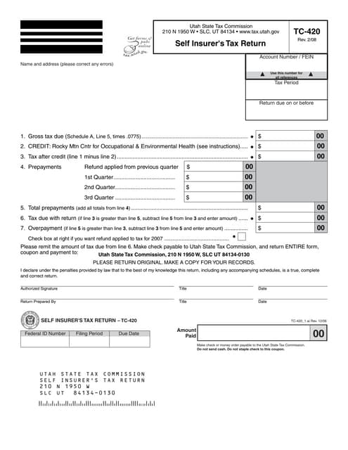 Miscellaneous Texas Tax Forms-20-106 Texas Gross Receipts Assessment ...