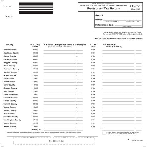 tax.utah.gov forms current tc tc-62f | PDF