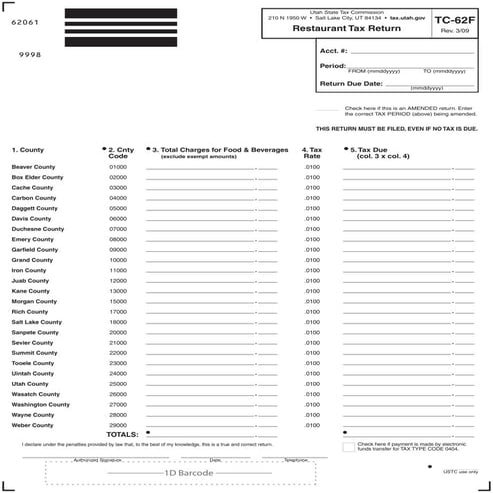 tax.utah.gov forms current tc tc-62f-apr2009 | PDF