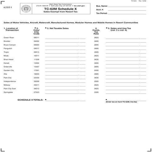 tax.utah.gov forms current tc tc-62x | PDF