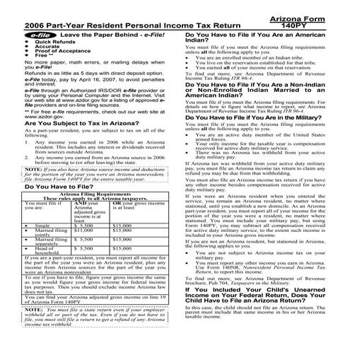 azdor.gov Forms 140PY%20instructions%202D | PDF