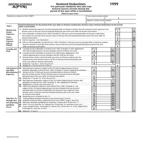 azdor.gov Forms .. ADOR Forms 140ES-2007_f | PDF