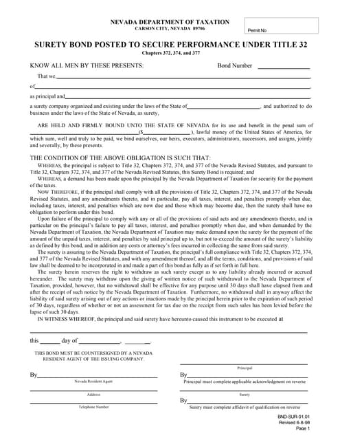 tax.state.nv.us documents Tire_Surcharge_Return2 | PDF | Personal Taxes ...