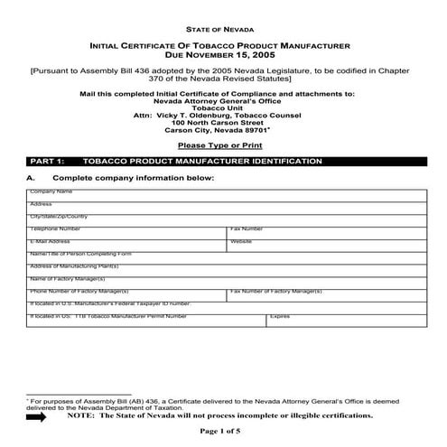 Texas Underage Smoking - Regulatory Forms-69-117 Texas Cigarettes and ...