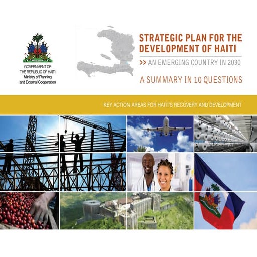 strategic plan for development of haiti | PDF