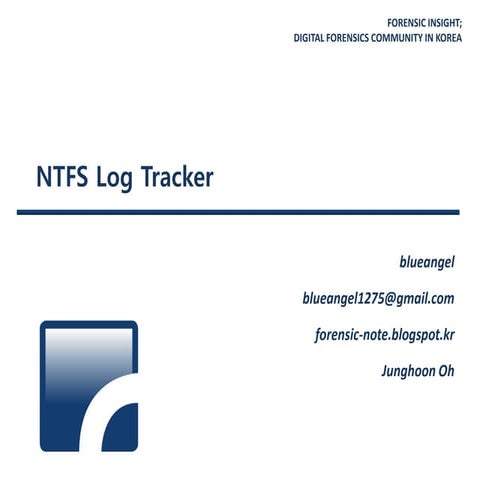 130525 Fitalk Ntfs Log Tracker English Ppt 