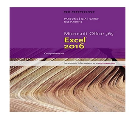 New Perspectives Microsoft Office 365 & Excel 2016 - June Jamrich ...