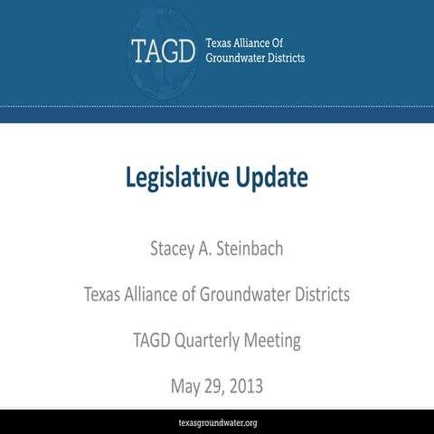 Panel Discussion on Groundwater Availability Certifications - Madison ...