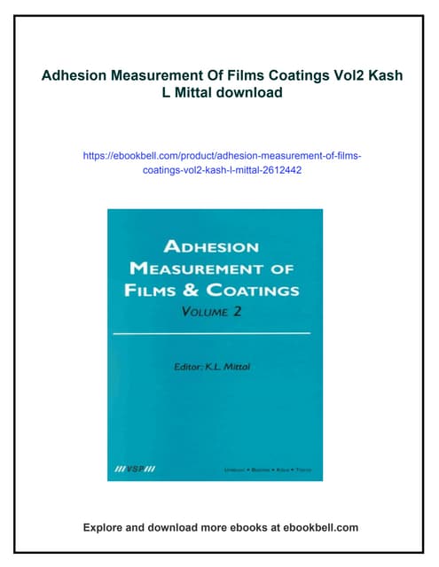 Adhesion test- Pull off adhesion testings.ppt | Chemistry | Science