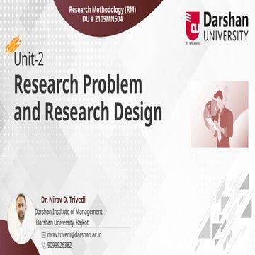 13072024044016PM.pptx 2309MN405 - RESEARCH METHODOLOGY UNIT 2 | PPTX