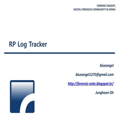 (130727) #fitalk rp log tracker | PDF