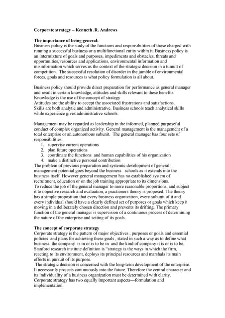 Bryson. chapter 2. the strategy change cycle. an effective strategic ...