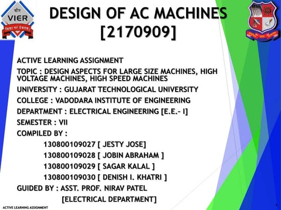 Electrical machine design ii | PDF | Physics | Science