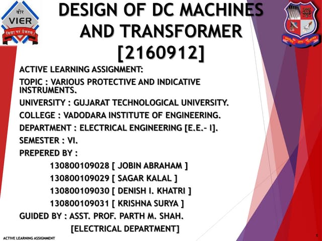 power transformer Temp Measurement indicators | PPTX