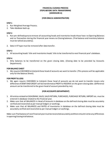 Annexure format | DOCX