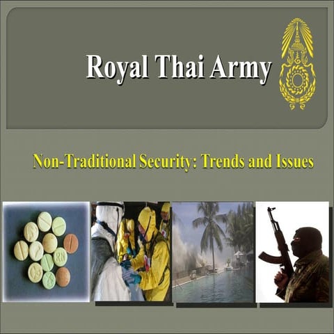 Non Traditional Security: Trends and Issues | PPT