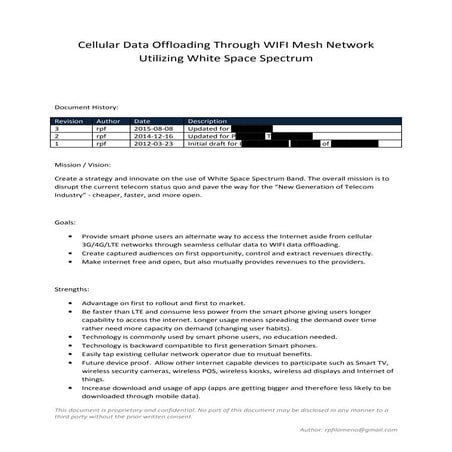 Cellular Data Offloading Through Wifi Mesh Network Utilizing White
