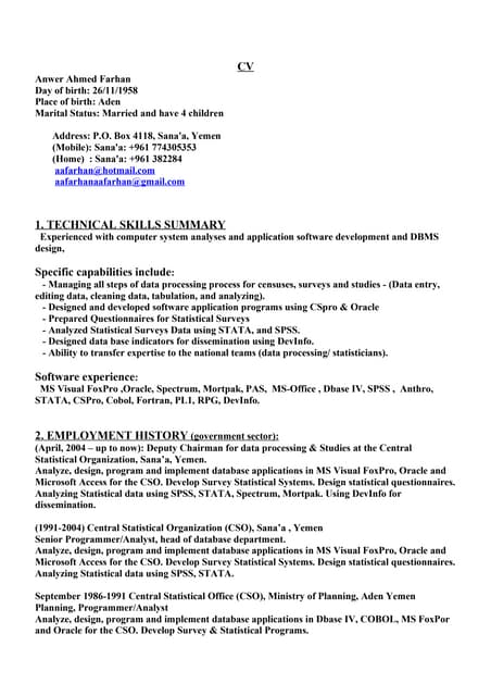 Fadi_Saied CV 2016 | DOCX | Business | Business and Finance