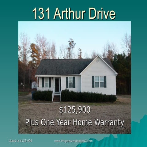 131 Arthur Drive, Clayton NC | PPT