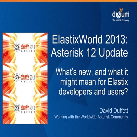 Asterisk 12 Update | PPTX | Operating Systems | Computer Software and ...