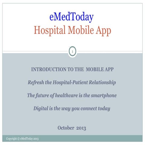 Healthcare App Development | PPTX