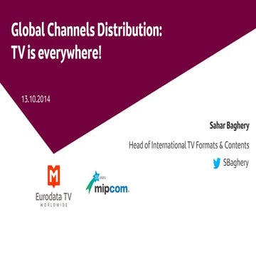 Global channels distribution TV is everywhere | PDF | Home ...