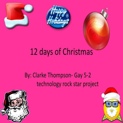 The Twelve Days Of Christmas | PPT