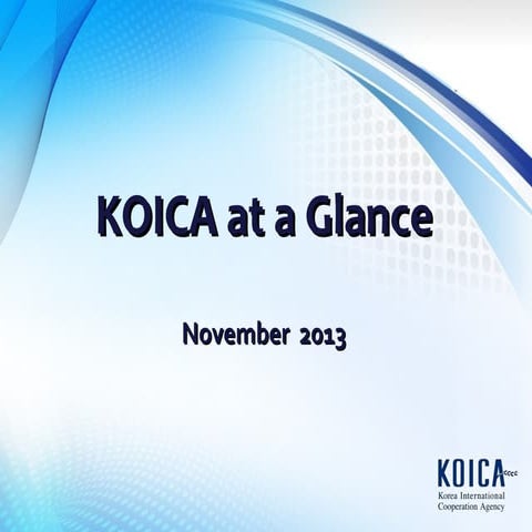 KOICA at a Glance | PPT