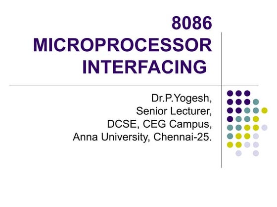 Minimum and Maximum Modes of microprocessor 8086 | PDF