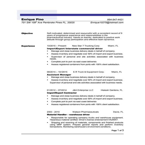 Sosefo Resume_1 copy | PDF